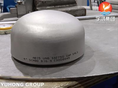 SAF 2507 Super Duplex Fitting, A815 S32750 Butt-Weld Cap B16.9, Used In High-Pressure Systems