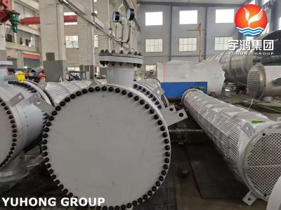 China Heat Exchanger Tube Bundle For Oil Refinery Project in Saudi Arabia,  ASME SA213 TP316L heat Exchanger with ASME SA516 Gr.70 Tube Sheet for sale