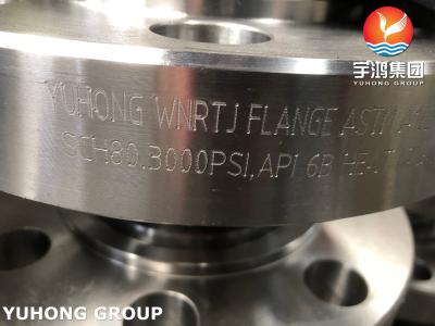 China ASTM A105 Weldneck Ring Type Joint Face Carbon Steel Flange for sale