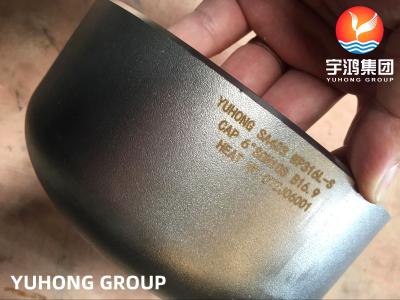 China A403 WP316L-S SS Cap, ASME B16.9 Butt Weld Fittings, For Industrial Pressure Piping Systems for sale