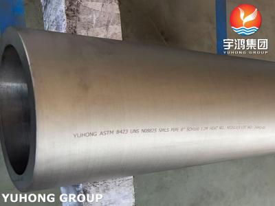 China ASTM B423 UNS N08825 Incoloy 825 Nickel Alloy Steel Seamless Large Diameter Tube, Resistant To High Temperature, High Concentration Acid for sale