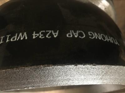 중국 크롬 Mo 합금 강철 맞댄 용접 이음쇠, ASTM A234 WP11, WP22, WP5, P9, P91, P92의 동등한 흡진기, 모자 판매용