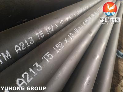 China Boiler Tube ASTM A213 Grade T5 Alloy Steel Seamless Tube Black Painted For Boiler for sale