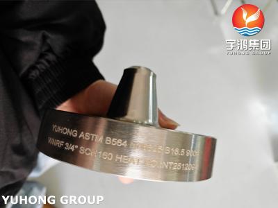 China Nickel Alloy 625 Flange ASTM B564 UNS N06625 Inconel 625 Weld Neck Flange WNRF Flange for sale