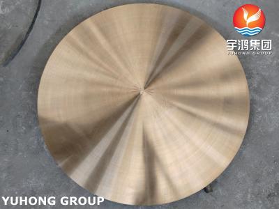 China ASME SB171 UNS C46400 Naval Brass Plate Forged Blank Circle Copper Alloy Forging Disc for sale