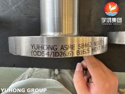 China ASME SB462 UNS N10276 LWN Flange ASME B16.5 Hastelloy C276 Long Weld Neck Flange for sale