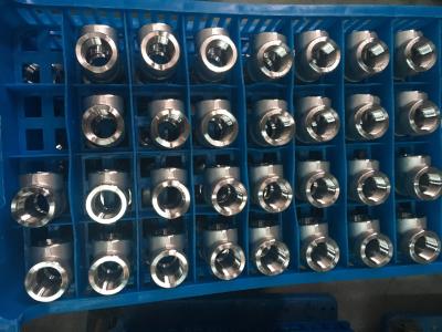 China Stainless Steel Forged Fitting , A182 F304L , F316L , ASME B16.11,NPT,SW , 90°ELOW , 3000# , 6000# , 1/2