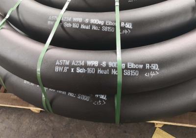 中国 炭素鋼ASTM A234 WPB 90度の肘 販売のため