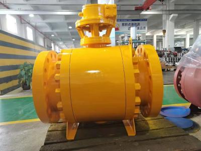 China Trunnion Mounted Class 150 to 2500  CS SS AS Duplex Stainless  API 6D Ball Valve for sale