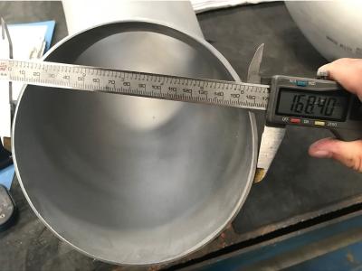 中国 ASTM B366の合金8367の高精度の減力剤の肘 販売のため