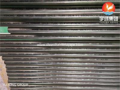 Cina Tubo in lega di Nicke Inconel 600 Tubo senza cuciture per scambiatori di calore SB163 UNS N06600 in vendita