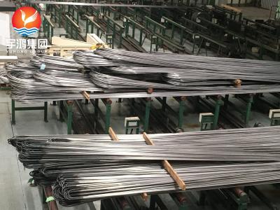 중국 스테인레스 스틸 심리스 U 벤드 튜브 A213, MIN./AVG. 벽 두께, 100% ET / HT 판매용