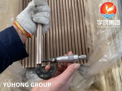 China Copper Nickel Alloy Tube ASTM B111  C70600 / CuNi10Fe1Mn, Heat Exchanger / Condenser/Cooling Application for sale