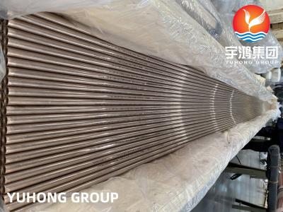 China Copper Nickel Alloy Tube ASTM B111  C70600 / CuNi10Fe1Mn, Heat Exchanger / Condenser/Cooling Application for sale
