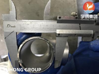 China ASME B16.9 ASTM A815 2507 / UNS S32750 Seamless Super Duplex Pipe Tee for sale