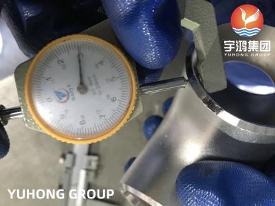 China ASME B16.9 ASTM A815 2507 / UNS S32750 Seamless Super Duplex Pipe Tee for sale