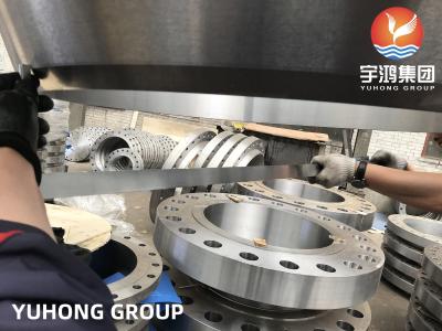 China ASTM A694 F52 SLIP ON RF FORGED CARBON STEEL FLANGES for sale