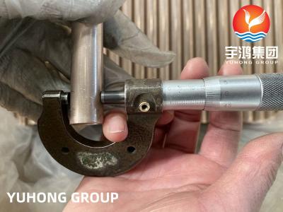 Cina ASTM B111/ ASME SB111 C70600 Tubo senza cuciture in lega di rame e nichel per scambiatori di calore in vendita