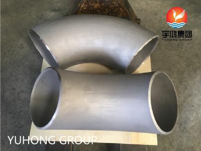 중국 ASTM B564 N04400 Monel400 니켈 합금 팔꿈치 90도 LR 맞댄 용접 이음새가 없는 이음새 판매용