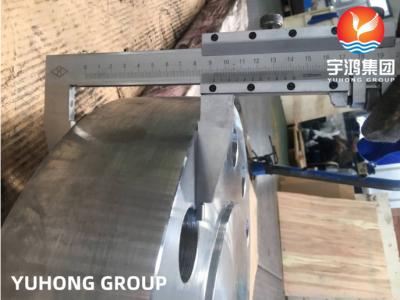 Cina Processo di pezzo fucinato del fronte della flangia cieca rf dell'acciaio legato di ASTM A182 F22 (BLRF))ANSI B16.5 in vendita