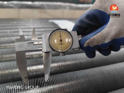 중국 EN 10217-7 1.4301 AL 핀은 열교환기와 건조를 위한 핀형 관을 밀어냈습니다 판매용