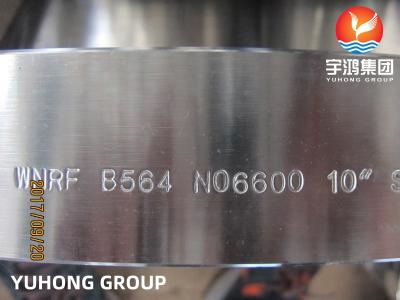 Cina Flangia del collo di saldatura forgiata in acciaio legato al nichel ASTM B564 Inconel 600/UNS N06600 in vendita