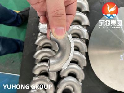 중국 ASTM B366 하스텔로이 C22 180 각도 엘보 합금 강관이음 판매용