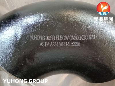 China ASTM A234 WPB-S, CARBON STEEL PIPE FITTING, 90DEG ELBOW LR/SR SEAMLESS/WELD B16.9 for sale