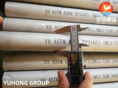 중국 ASTM A269 TP316Ti UNS S31635 스테인레스 강 이음매 없는 관 판매용