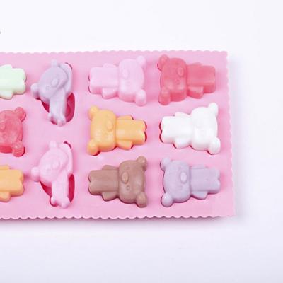 China food grade FDA 6pcs rose shaped silicone cake mold and chocolate for sale