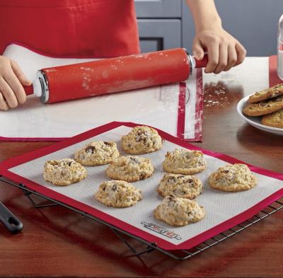 China new non-stick custom silicone rubber baking oven mat  whatsapp: +8615992856971 for sale