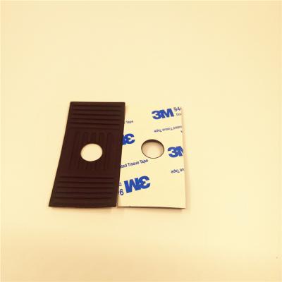 China Custom Silicone Sticky Tag Self Adhesive Rubber Label Magnetic Name Tag with 3M adhesive for sale