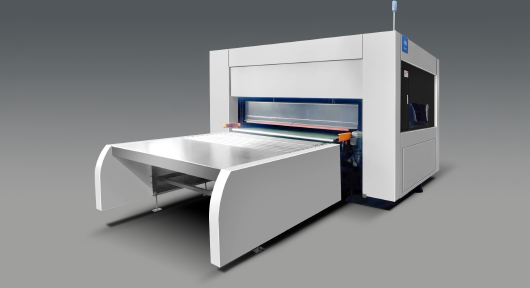 Automatic Die Cutting Machine Linkage Production Line - Side View