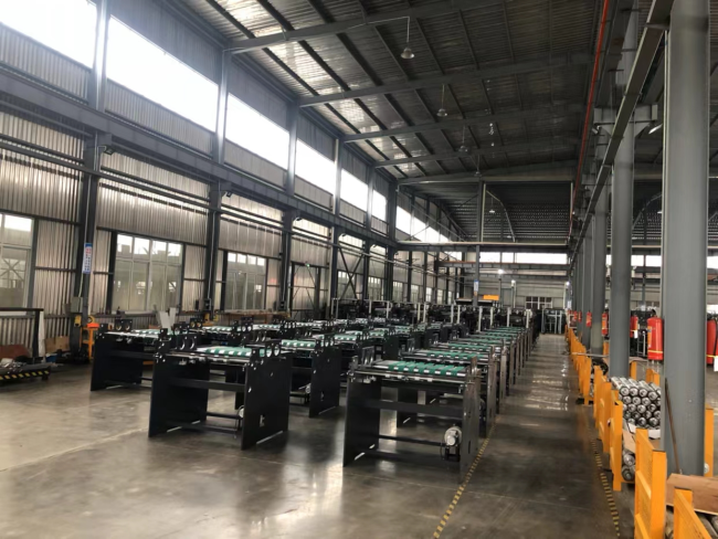 Workshop overview showing multiple machines