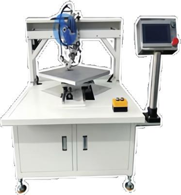 China Máquina de pegado de cinta de doble cara de 50 HZ, 2 mm de espesor, aplicador de cinta automático en venta