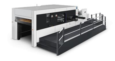 China Máquina troqueladora corrugada de 30kw, máquina troqueladora industrial para procesamiento y producción de alimentador descendente en venta