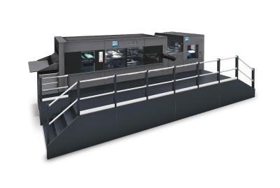 China Marken-Stanz- und Rillmaschine für Lebensmittelverpackungen, Formmaschine für Karton, Rillmaschine zu verkaufen