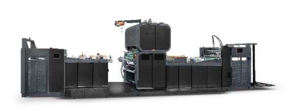 Quality 500g/㎡ Thickness Automatic Paper Lamination Machine 300*350mm With Disc Knife Cutter for sale