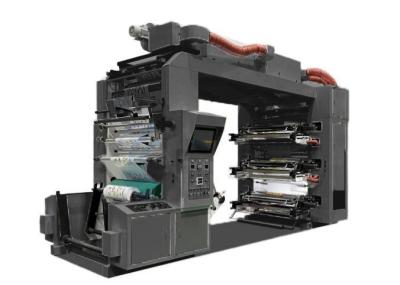 China Stack Type Flexo Printing Machine 1600mm Width 6 Colour Flexographic Printing Press for sale