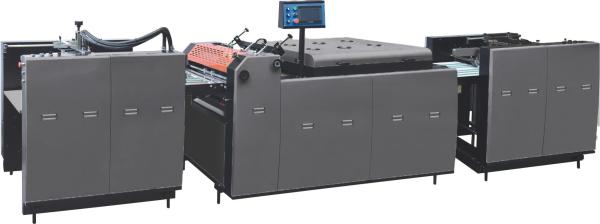 Quality UV Coating Auto Feeder Lamination Machine Single sided For Brochures And Color for sale