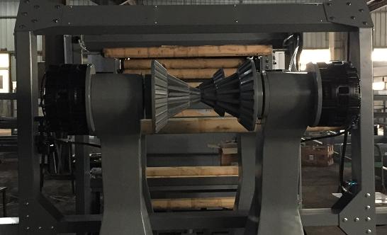 Quality 1400mm Width Paper Roll Slitter With Magnetic Powder Brake 0.8Mpa Paper Slitting for sale