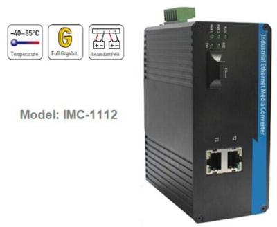 Cina Serie industriale convertitore/GWT-IMC-1112 di media di Ethernet di gigabit in vendita