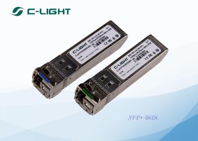 Китай Симплексный приемопередатчик разъема SFP+ 10GBASE 40km TX1330nm RX1270nm SFP+ BiDi LC продается