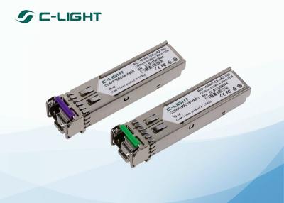 Cina moduli ottici del ricetrasmettitore di singolo modo di 155M BIDI per Ethernet veloce 120km in vendita