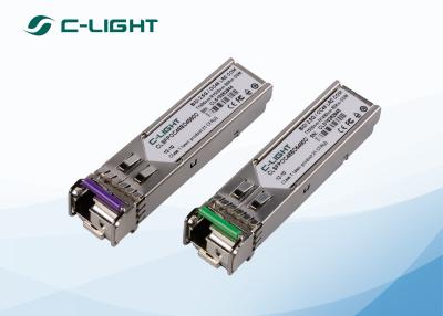 Китай SDH STM-16 WDM приемопередатчика 80km SMF 2.5G SFP двухнаправленный оптически продается