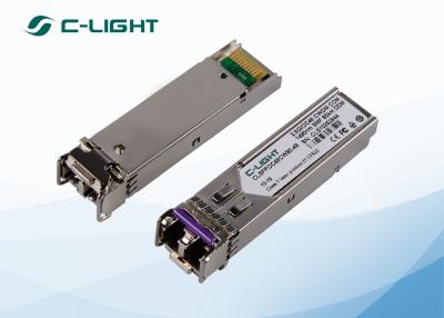Cina modulo 1490nm 80km CISCO compatibile del ricetrasmettitore di 2.5G CWDM SFP in vendita