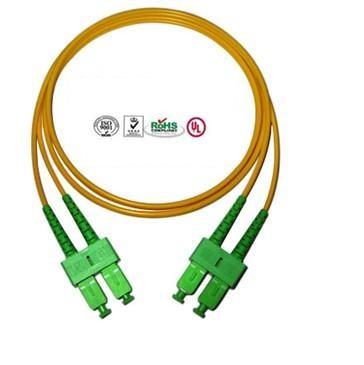 中国 単一モード SC の繊維光学のパッチ・コード APC の双方向通信の光ファイバ ケーブル 販売のため