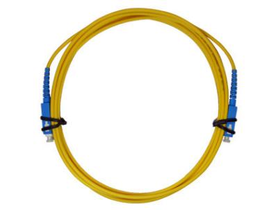 中国 SC/UPC のコネクターの繊維光学のパッチ・コード、単信 3.0mm LSZH ケーブル 販売のため