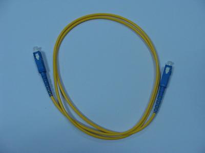 中国 LAN/CATV の繊維光学のパッチ・コード、2.0mm の単信 SM ポリ塩化ビニール ケーブル 販売のため