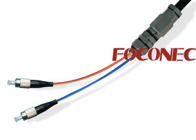 Cina Cavo di toppa a fibra ottica impermeabile corazzato dei 2 centri per applicazione dell'interno/all'aperto in vendita